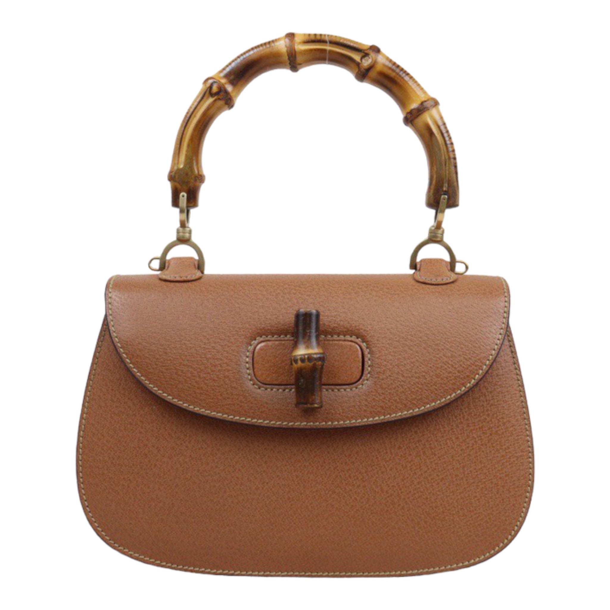 Rank A ｜ GUCCI Vintage Bamboo Hand Bag ｜24031408 – BRAND GET