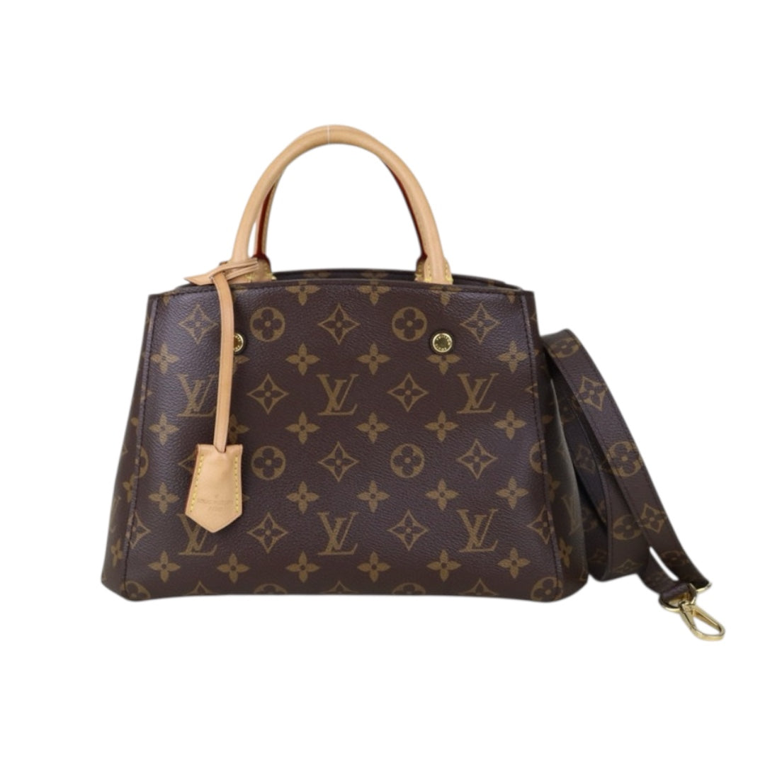 Very Good ( Rank A) ｜LV Monogram Montaigne BB Hand Bag Shoulder Bag｜S2 ...