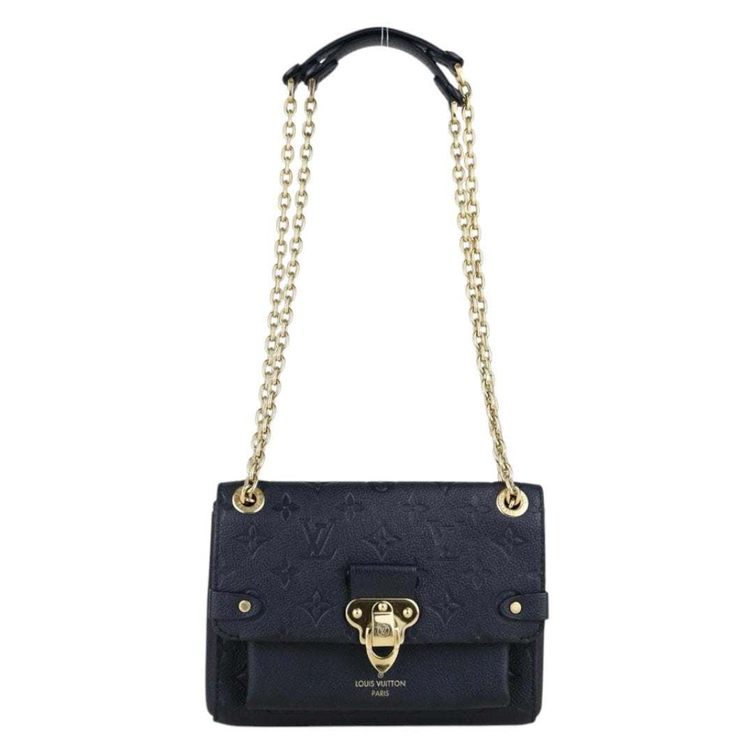 Very Good ( Rank A)｜ LV Monogram Vavin BB Leather Shoulder Bag Black｜S ...