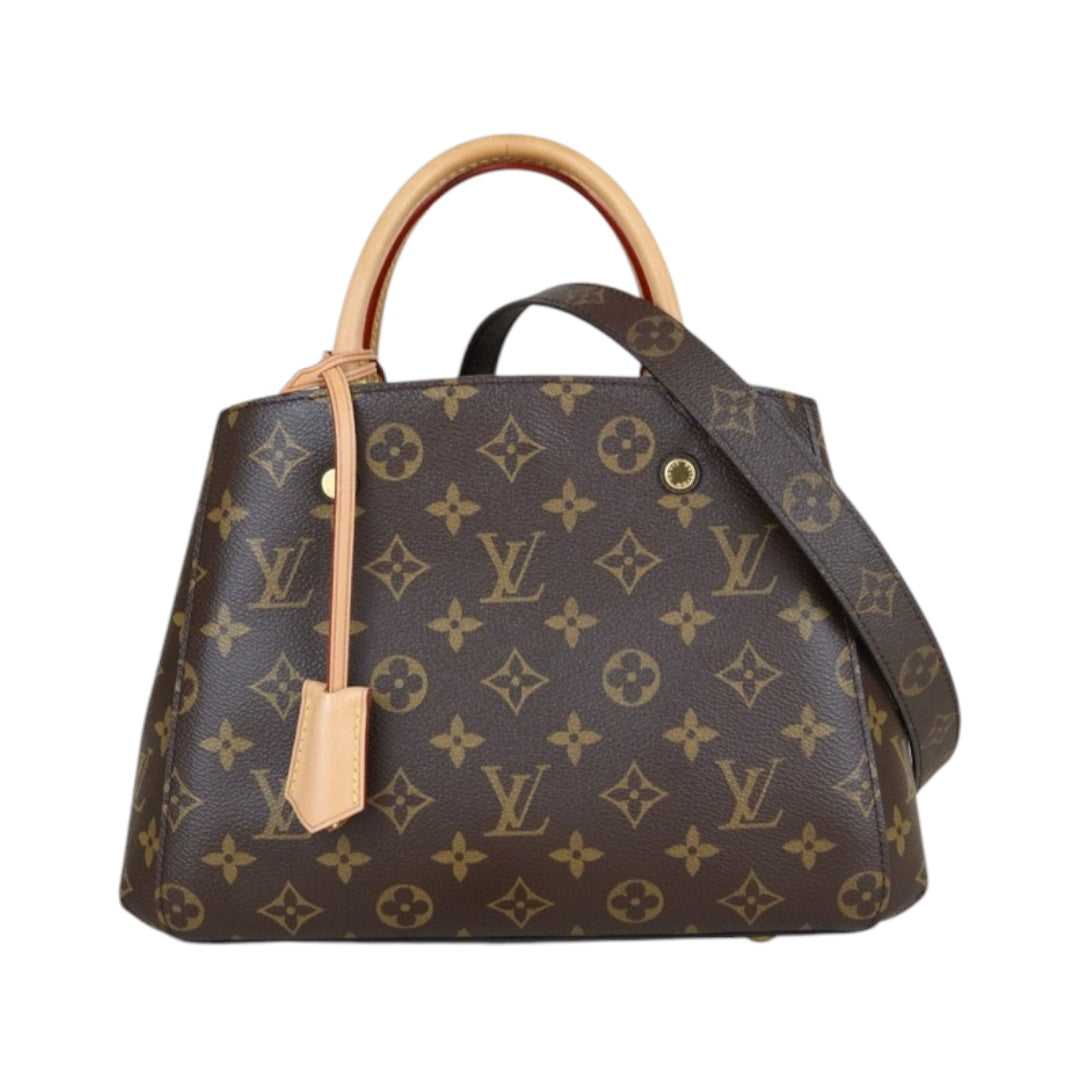 Very Good ( Rank A) ｜LV Monogram Montaigne BB Hand Bag Shoulder Bag｜X2 ...