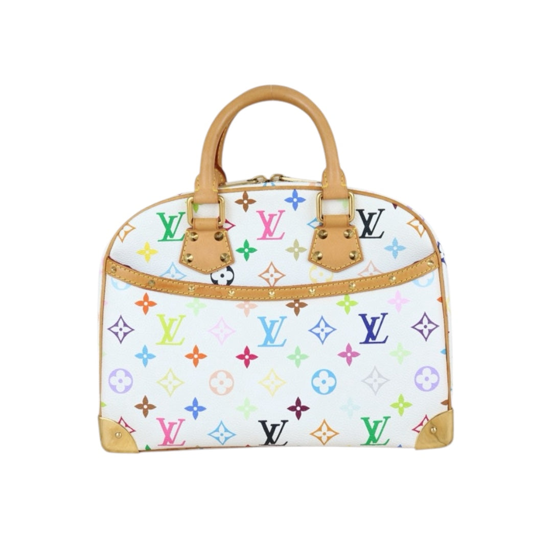 Good ( Rank AB)｜ LV Takashi Murakam Multi Monogram Trouville Hand Bag ...
